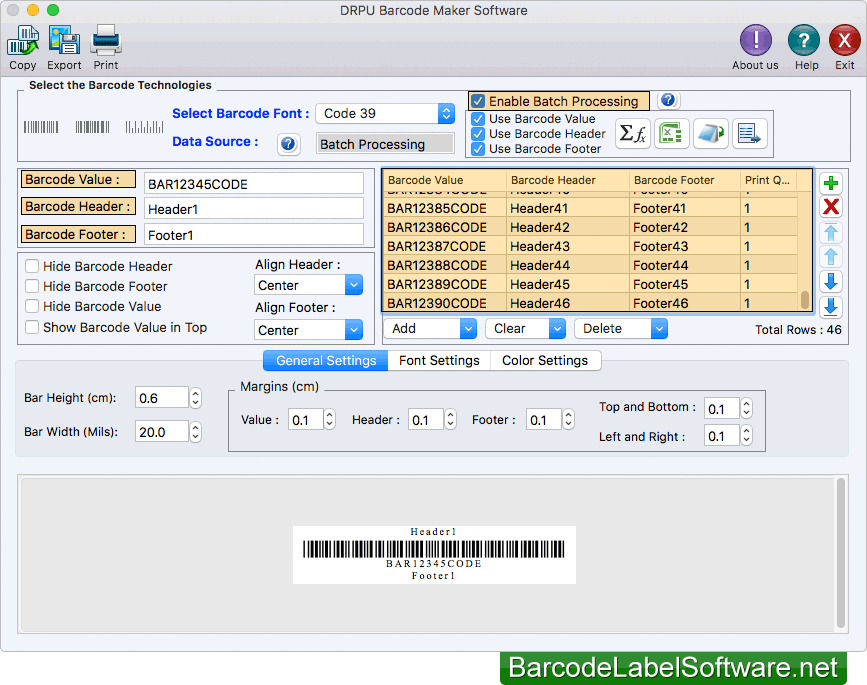 Screenshots Of Barcode Label Software Mac To Learn Steps How To Create Barcodes