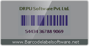 ITF-14 barcode font generated by DRPU Barcode Generator Software