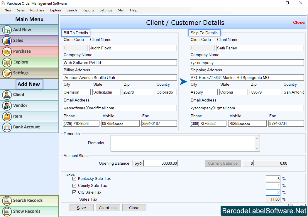 Screenshots of Purchase Order Software to manage business transaction ... Screenshots of Purchase Order Software to manage business transaction ...
